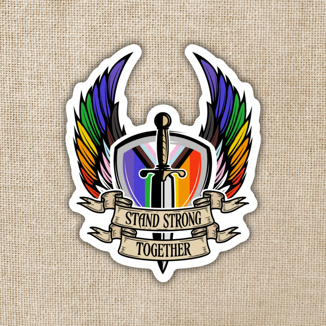 Sticker: Stand Strong Together - Board Game Barrister