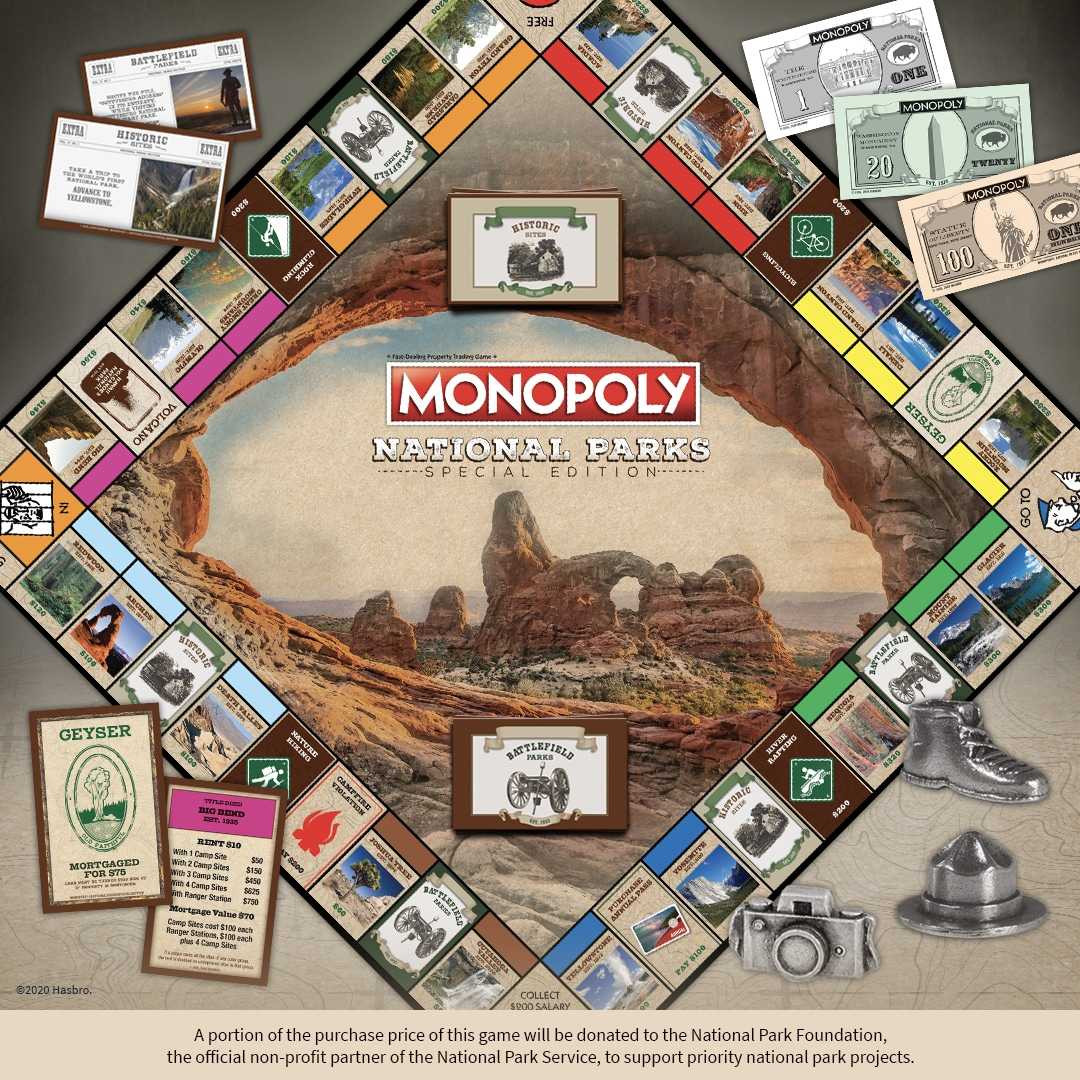 National Parks Monopoly - Board Game Barrister