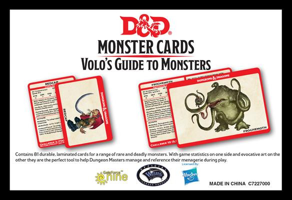 Dungeons & Dragons Volo's Guide Monster Cards (Sold Out - Restock ...