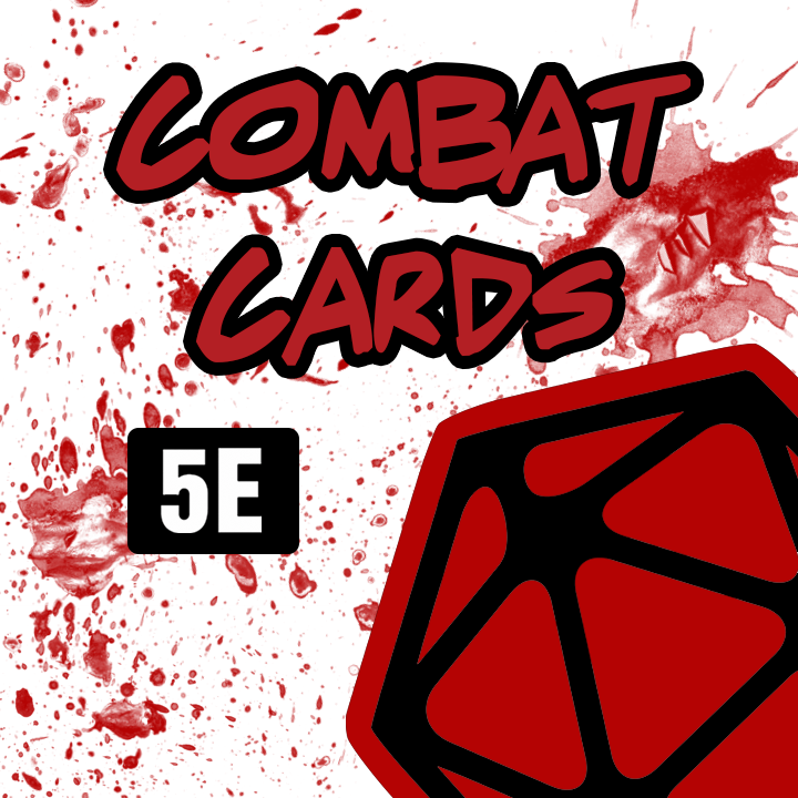 DnD 5e Combat Cards (Sold Out - Restock Notification Only) - Board Game ...