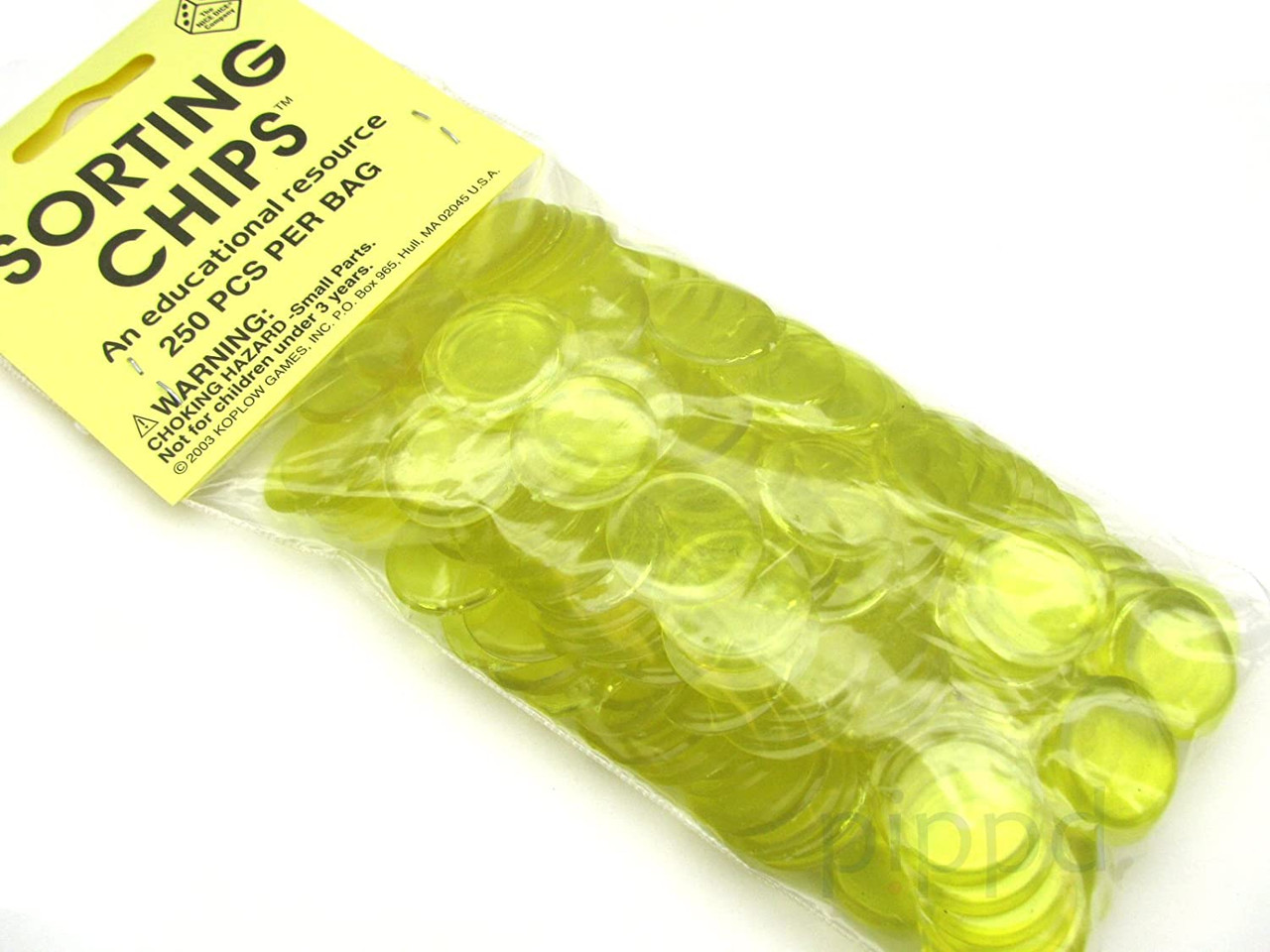 Yellow Sorting Chips Bag (250) (Sold Out - Restock Notification Only ...