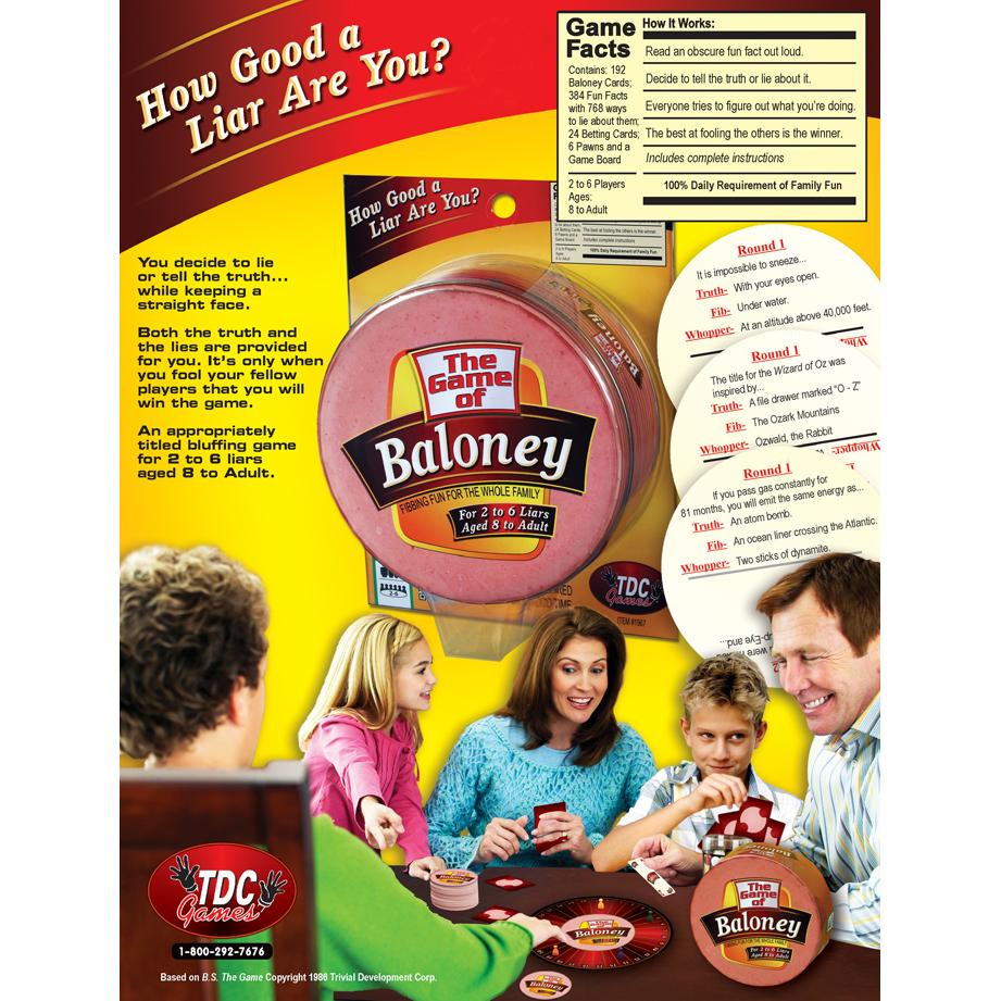 The Game of Baloney - Board Game Barrister