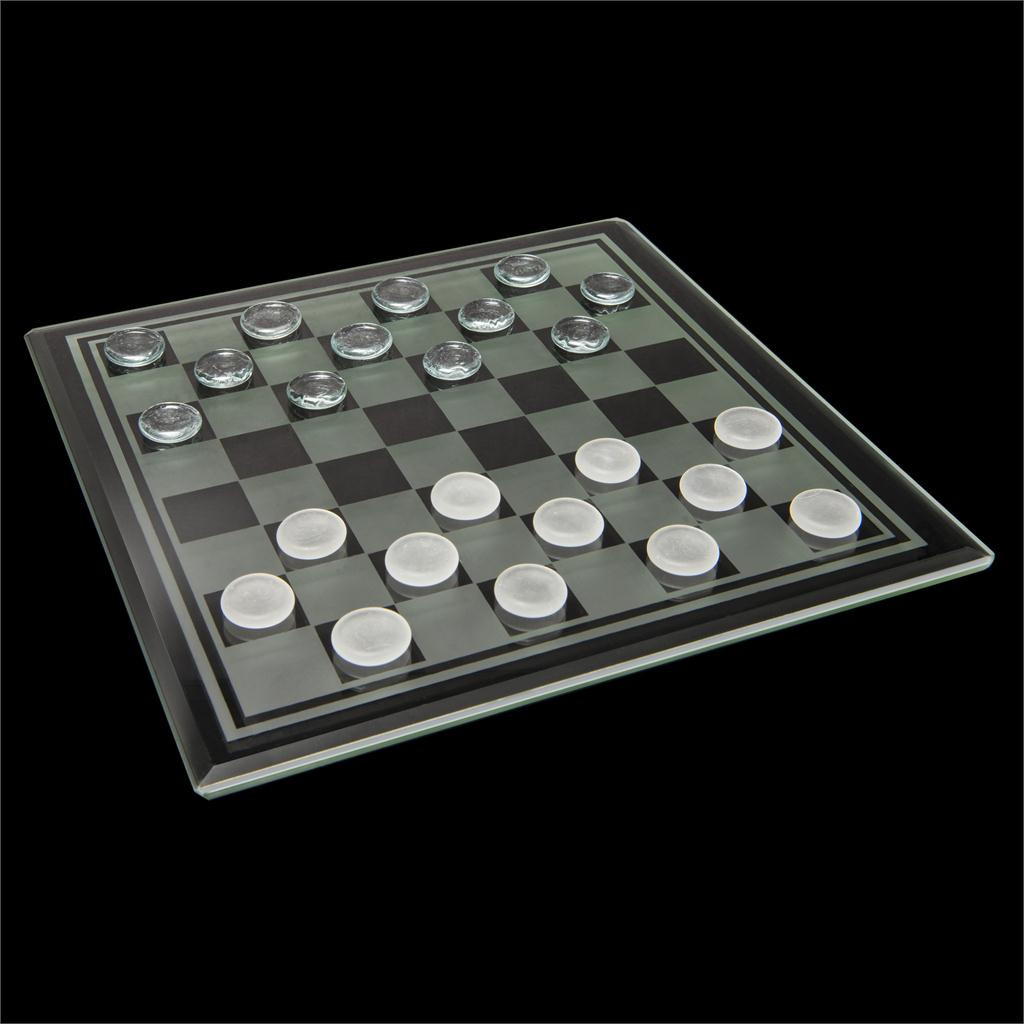 Clear Chess & Checkers Set with Glass Board (Sold Out - Restock ...