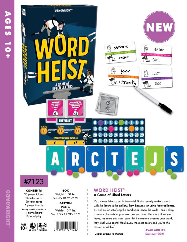 Word Heist - Board Game Barrister