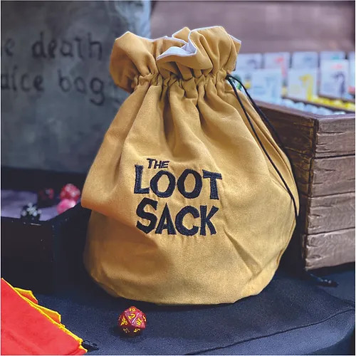 "Loot Sack" Huge Dice Bag - Board Game Barrister