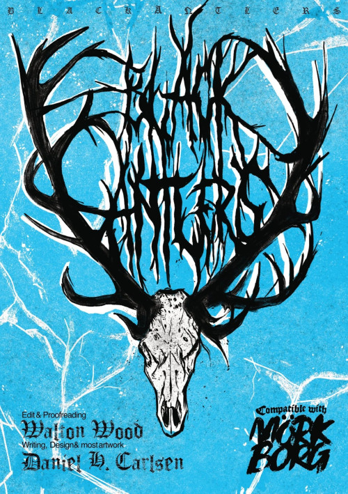 Black Antlers, a Mork Borg Adventure - Board Game Barrister