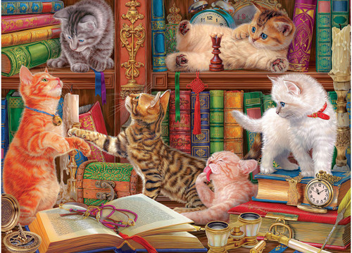 Library Kittens 1000pc (On Order) (Sold Out - Restock Notification Only ...
