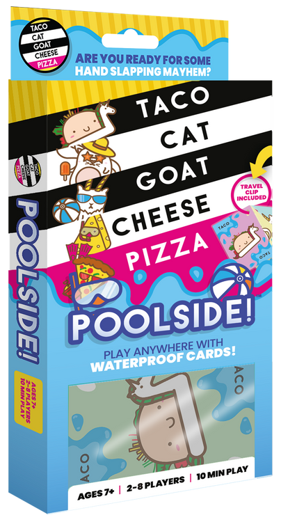 Taco Cat Goat Cheese Pizza, Poolside (Waterproof) - Board Game Barrister