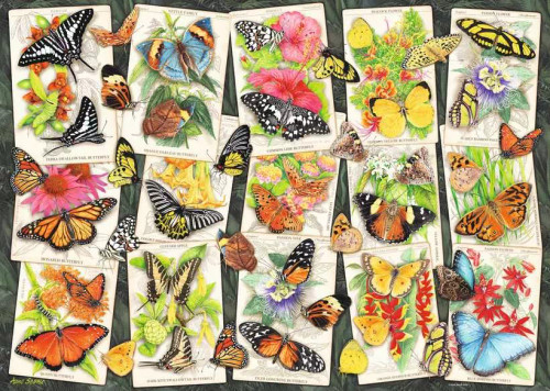 Tropical Butterflies 1000pc - Board Game Barrister