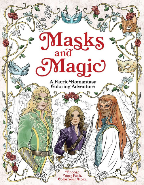 Masks and Magic Coloring Adventure - Board Game Barrister