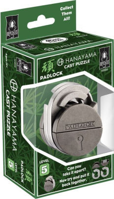 Hanayama Padlock (Level 5) - Board Game Barrister