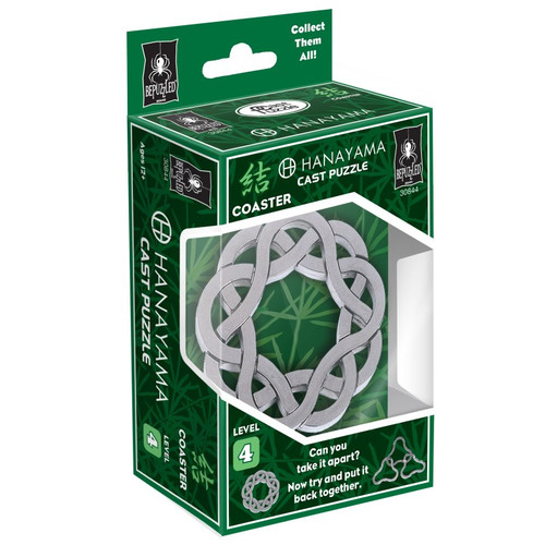 Hanayama Coaster Puzzle (Level 4) - Board Game Barrister