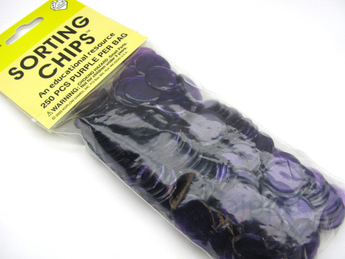 Purple Sorting Chips Bag (250) (Sold Out - Restock Notification Only ...