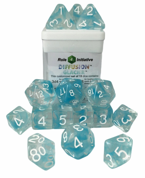 Glacier Diffusion Dice (Set of 15) (Sold Out - Restock Notification ...