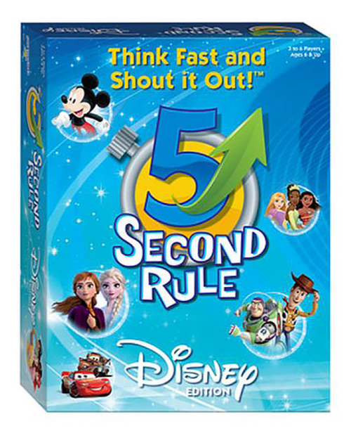 5 Second Rule, Disney Edition - Board Game Barrister