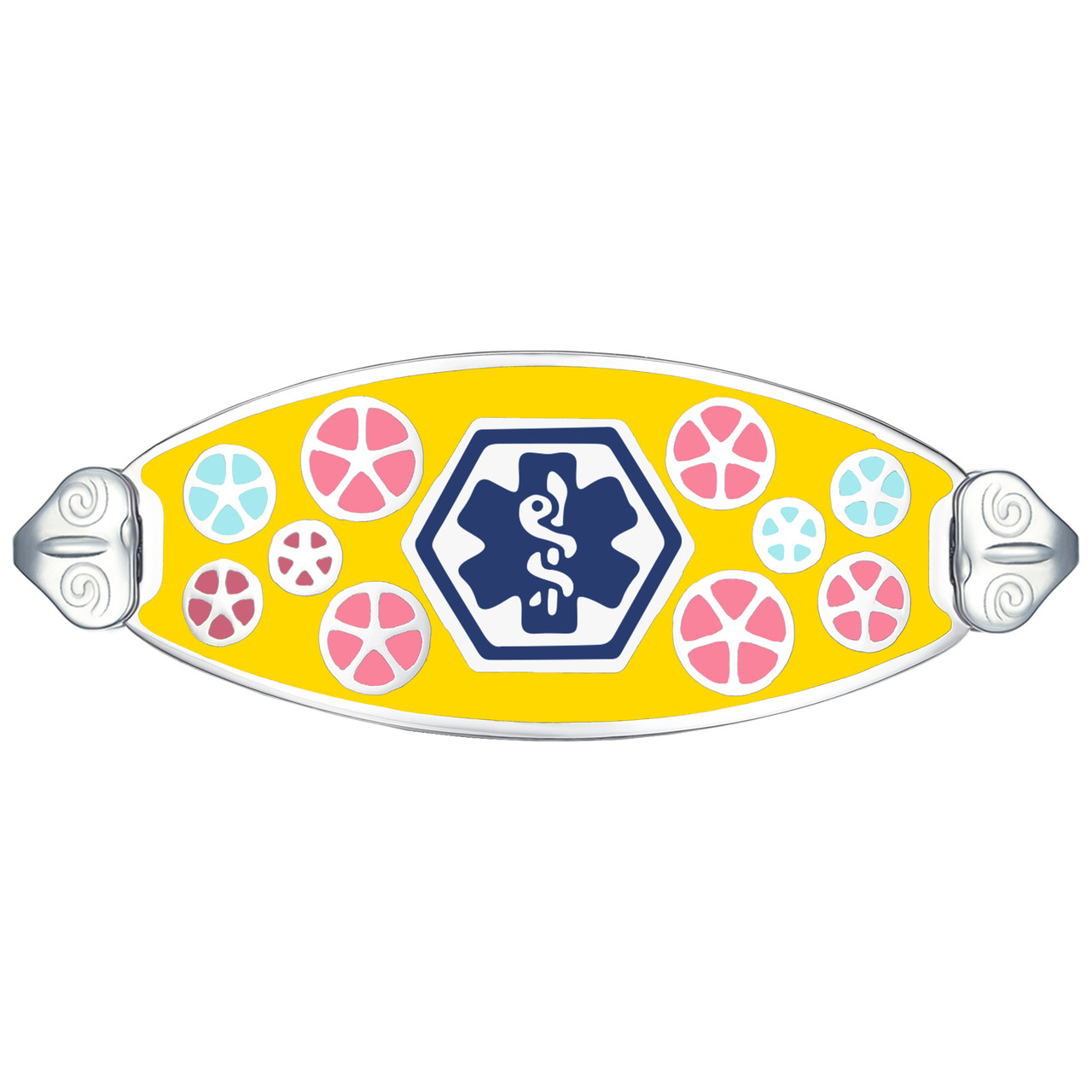 Medical ID - Color Palette Yellow/Blue Medical ID Tag