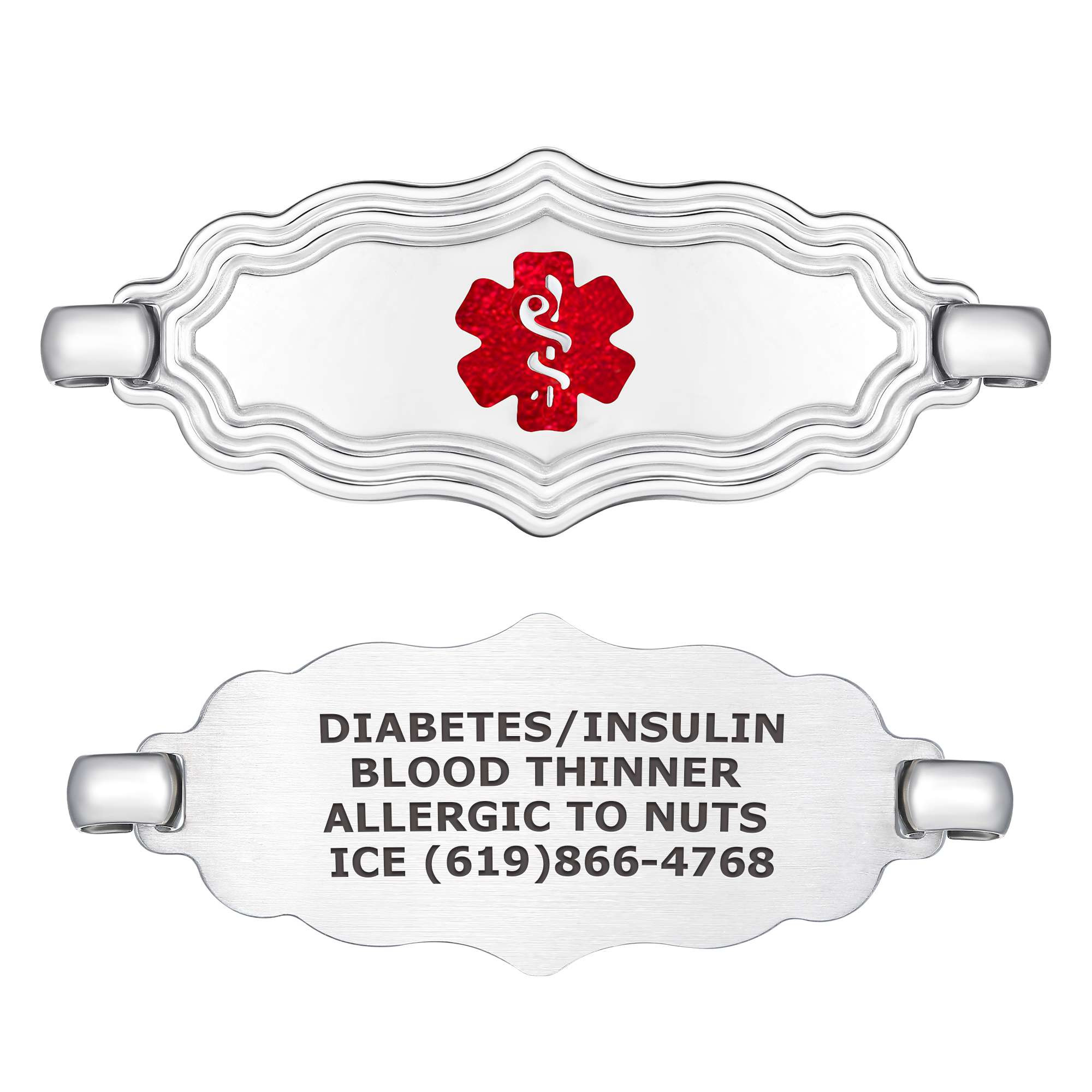 Medical Alert Bracelet Engraving | Bracelet Tags