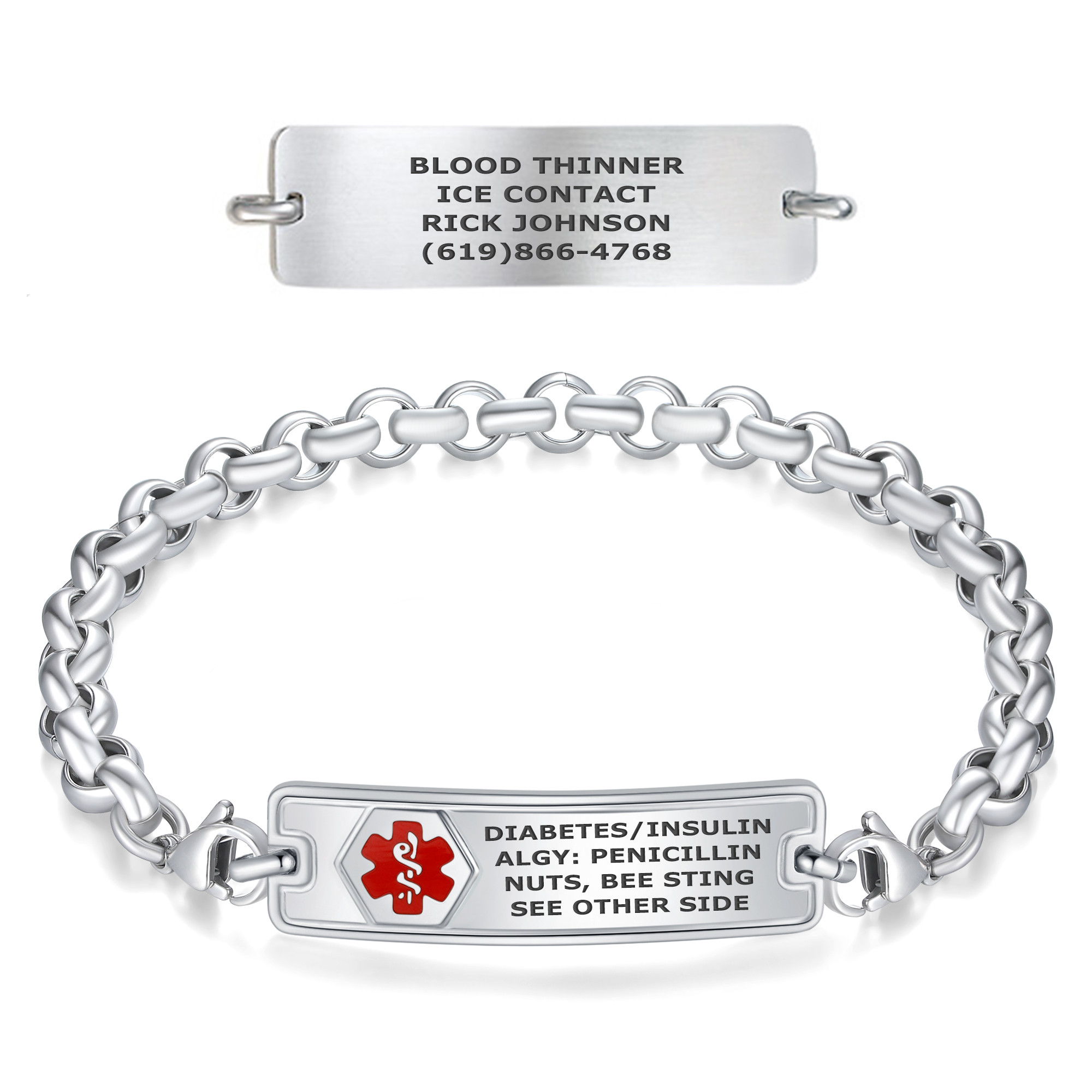 Medical Bracelets | Custom Engraved Medical ID Bracelets