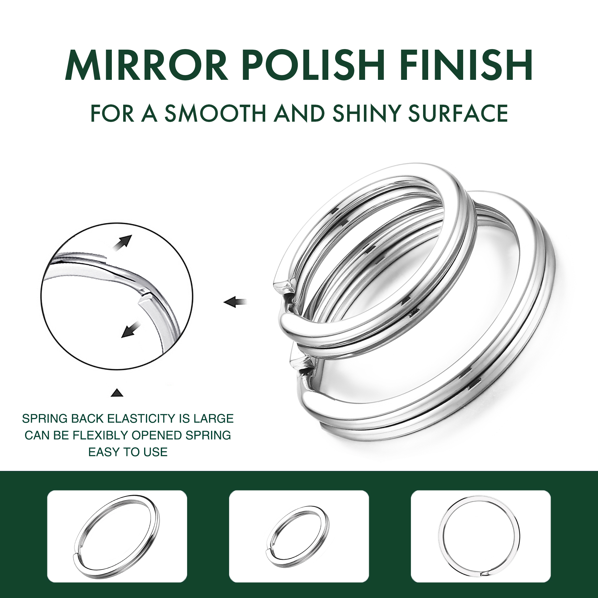 Stainless Steel Split Rings