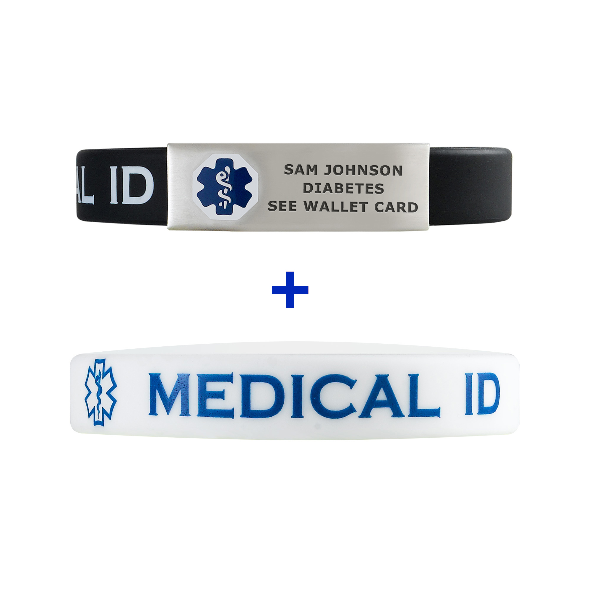 Medical Alert ID | Bracelet Bands | Custom Engraved