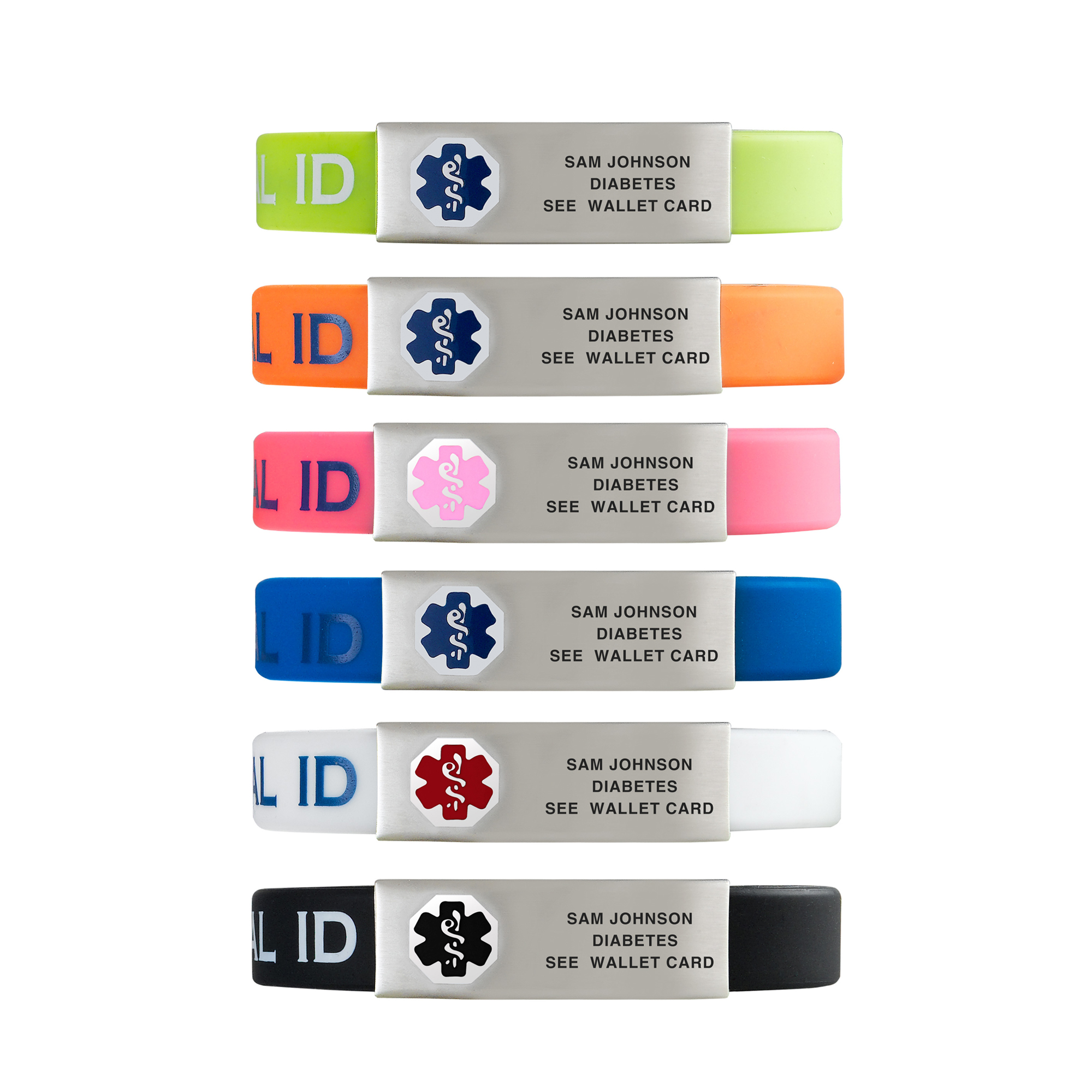 Medical Alert ID | Bracelet Bands | Custom Engraved