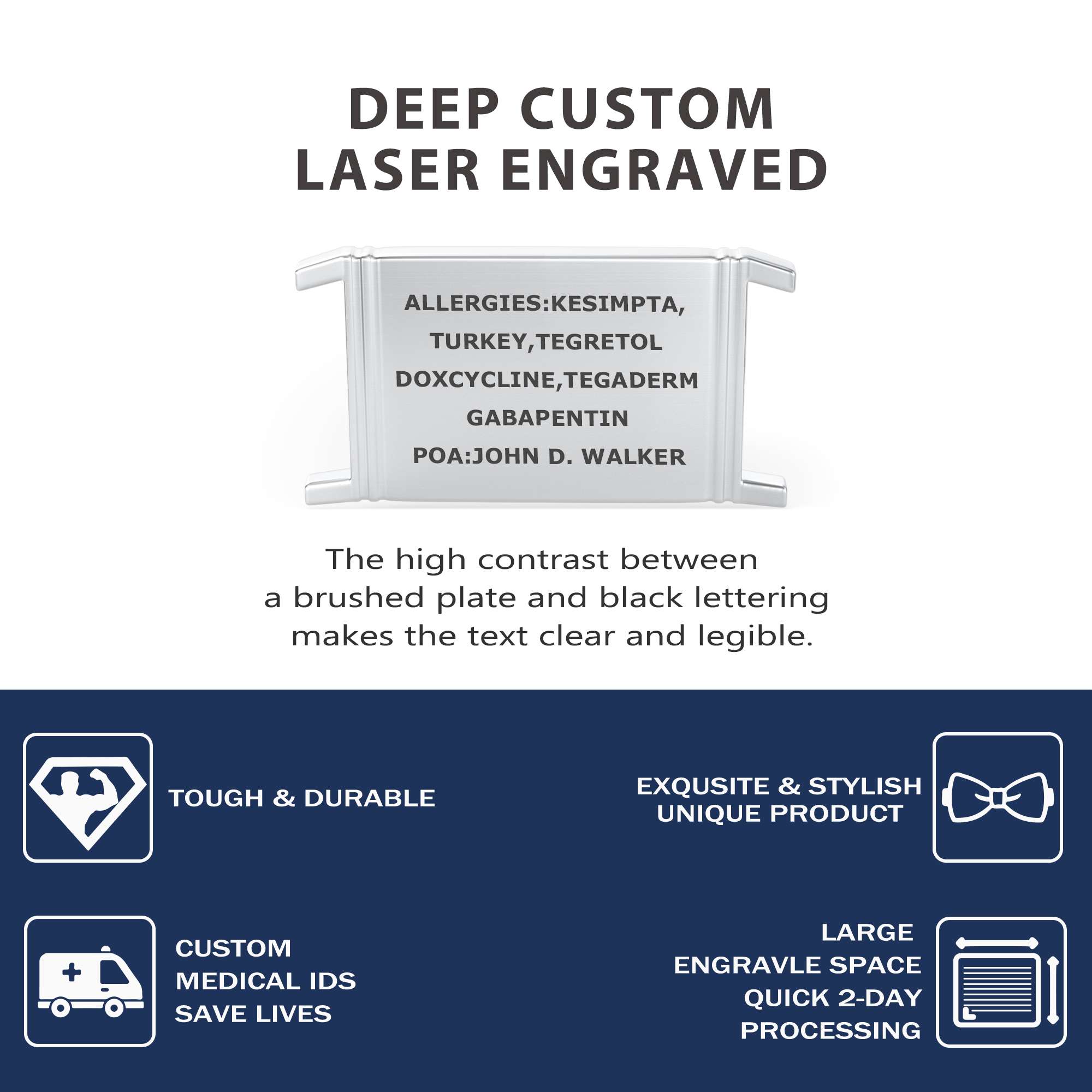 Medical ID - Alpha Medical ID Bracelet