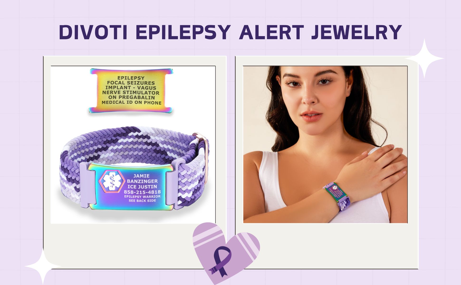 Epilepsy & Seizure Alert Bracelets, Necklaces & Medical Tattoos: A ...