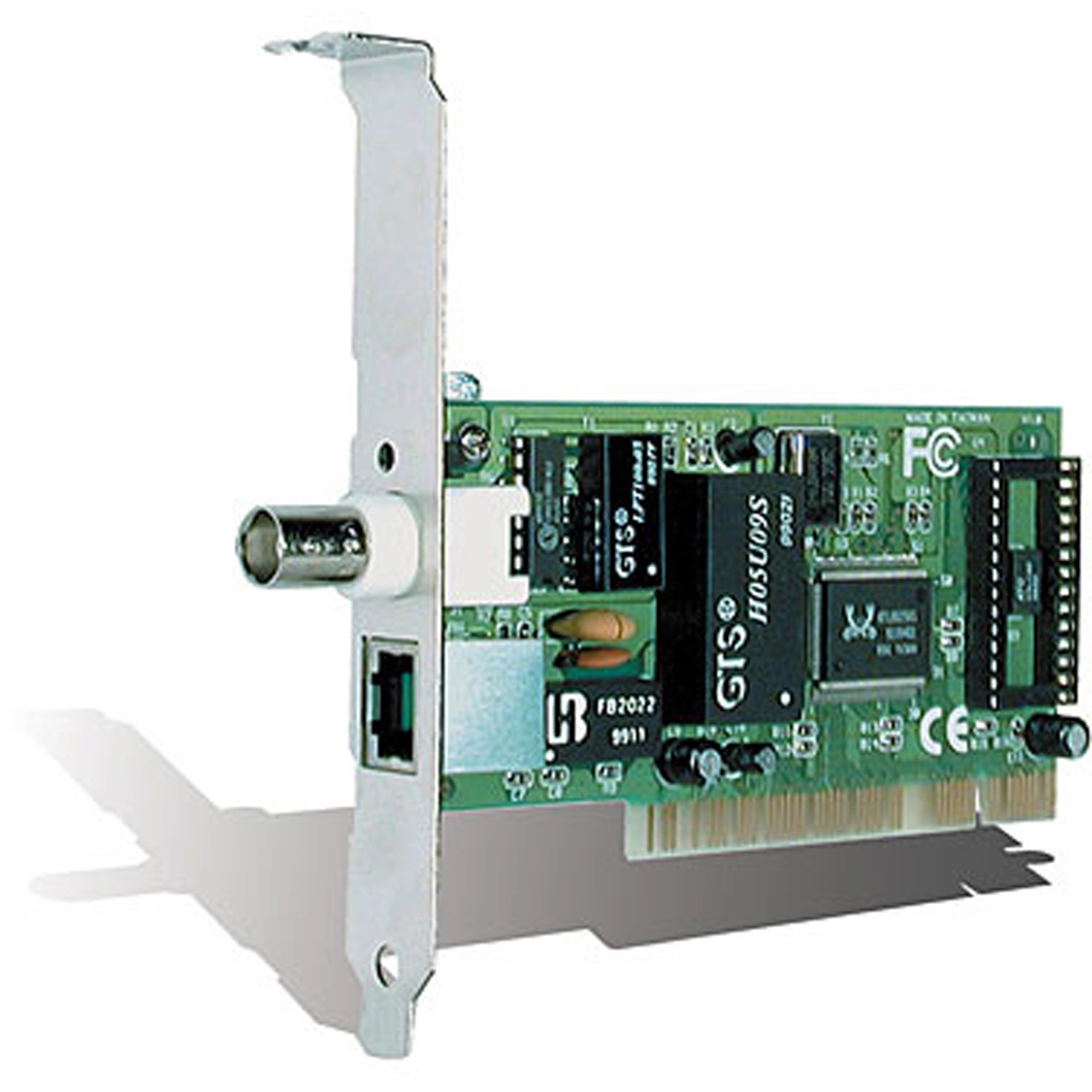32-bit PCI Ethernet Adapter with BNC + RJ-45 Connectors