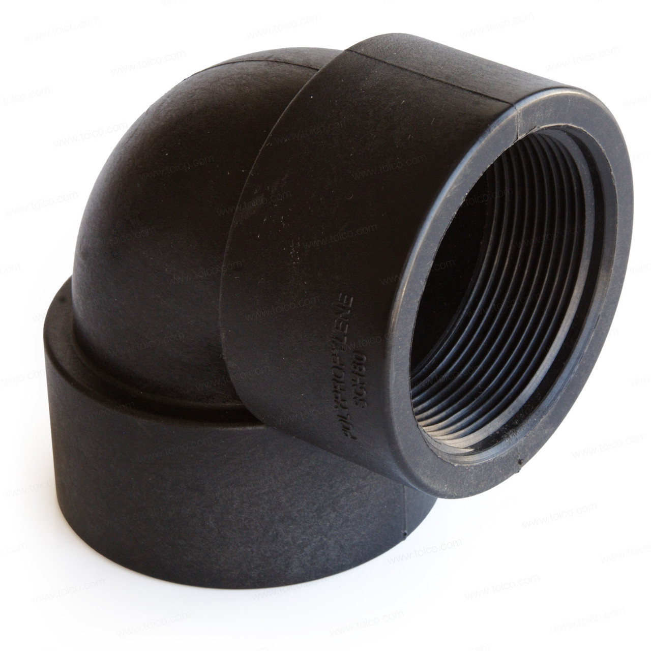 90 Degree Elbow - 3'' Schedule 80 - Poly - Toico Industries, Inc