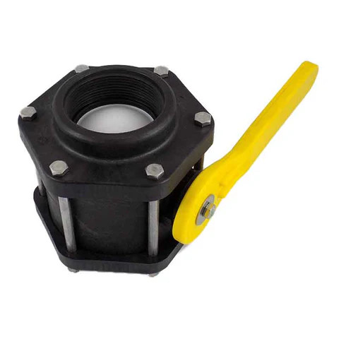 3'' Full Port - Six Bolt Polypropylene Ball Valve -Polypropylene ...