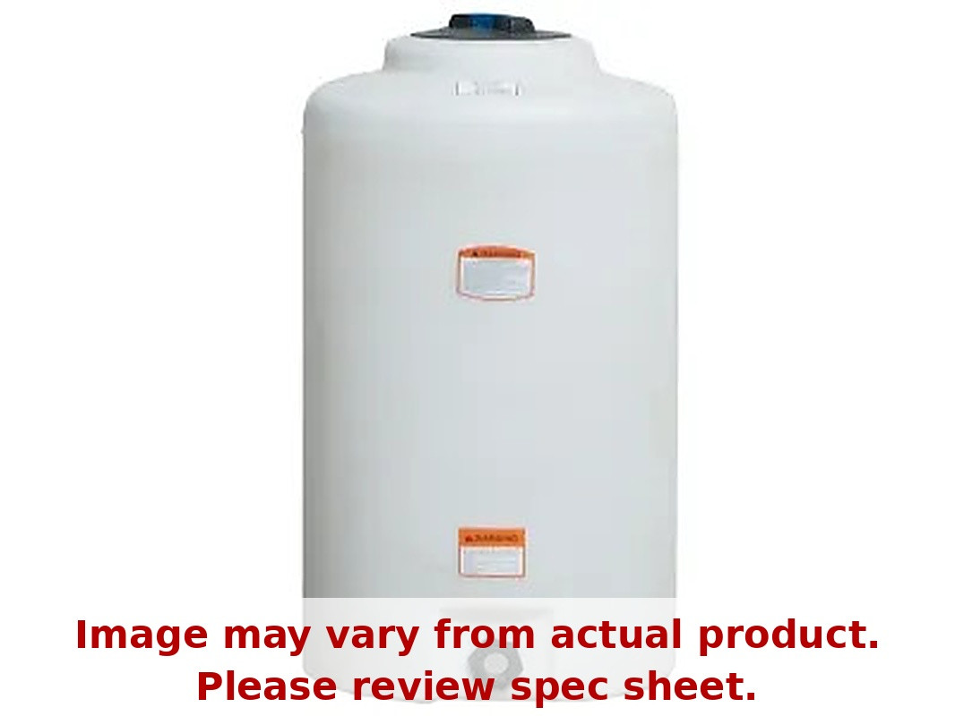 Norwesco 65 Gallon Plastic Vertical Liquid Storage Tank in White ...