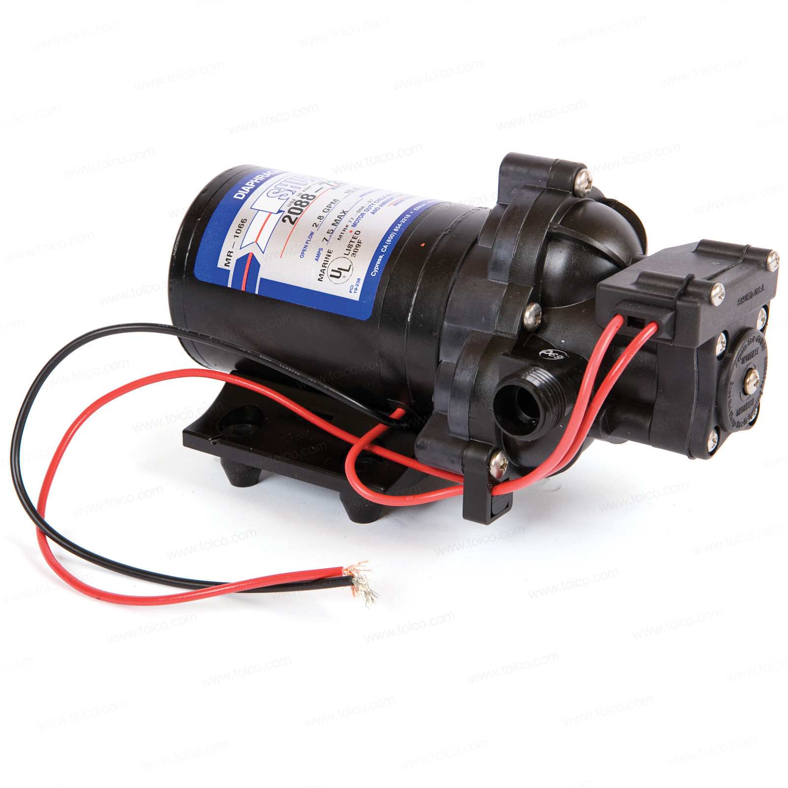 Shurflo 12v Marine Pump 2.8GPM SELF PRIMING TO 12 VERTICAL FEET ...