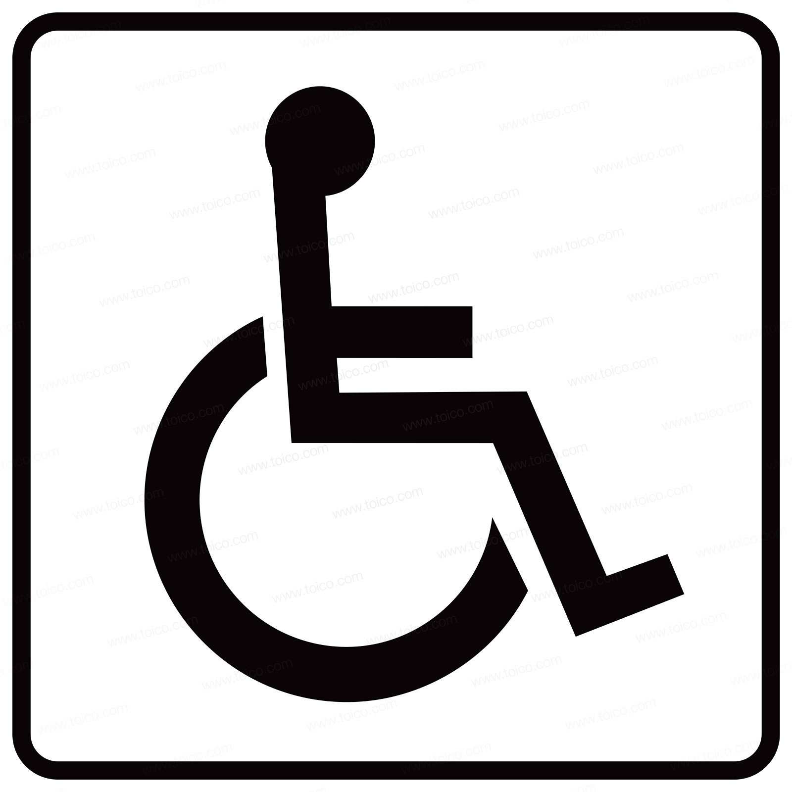 Handicap Sticker - Toico Industries, Inc