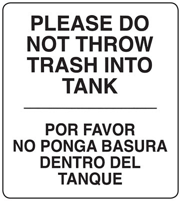 Trash Sign - Toico Industries, Inc