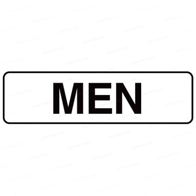 Men Text Sign - Toico Industries, Inc