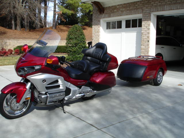 Escapade Excel Motorcycle Cargo Trailer Styled for the 2012 Honda Goldwing