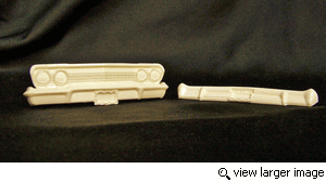 1/24 Custom Resin 1963 Impala Grille & Bumper w/ Chain Link License ...