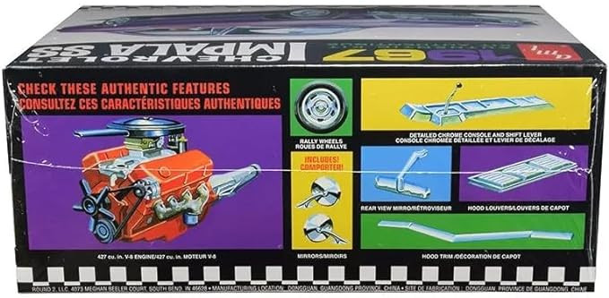 AMT 1967 Chevy Impala SS 1/25 scale model kit