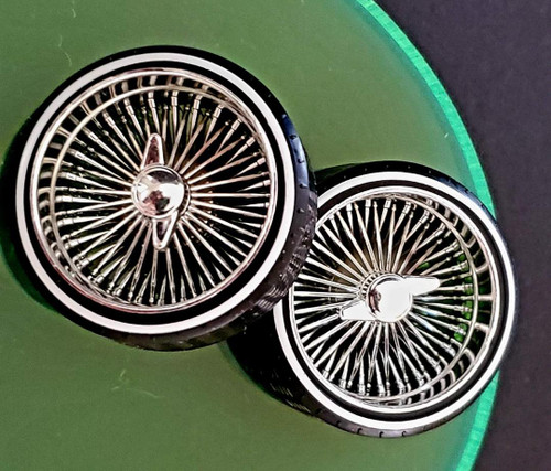 1/18 SUPER SPOKES LOWRIDER SPOKED SMOOTH Style 2 Prong K/O Rim & LOW ...