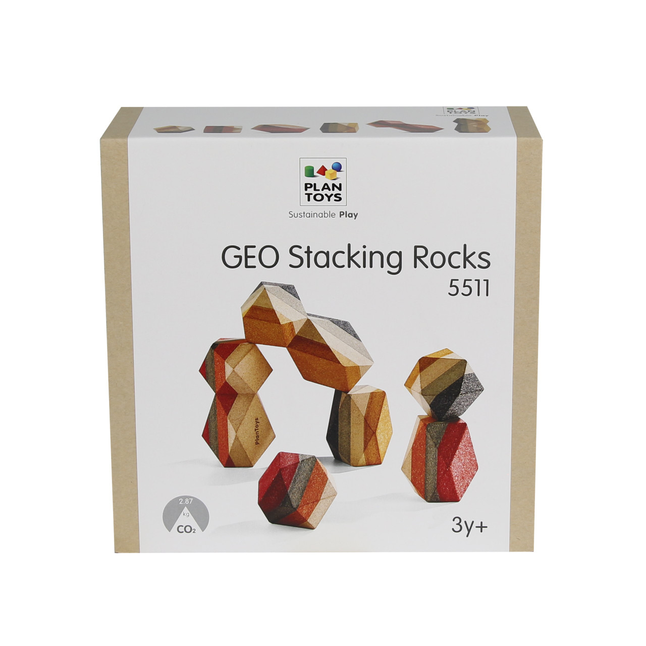 Plan Toys Geo Stacking Rocks