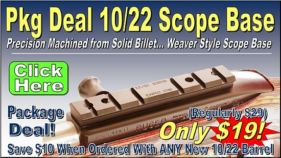 Ruger Number One Scope Mount - Slip Over Weaver Rail Style