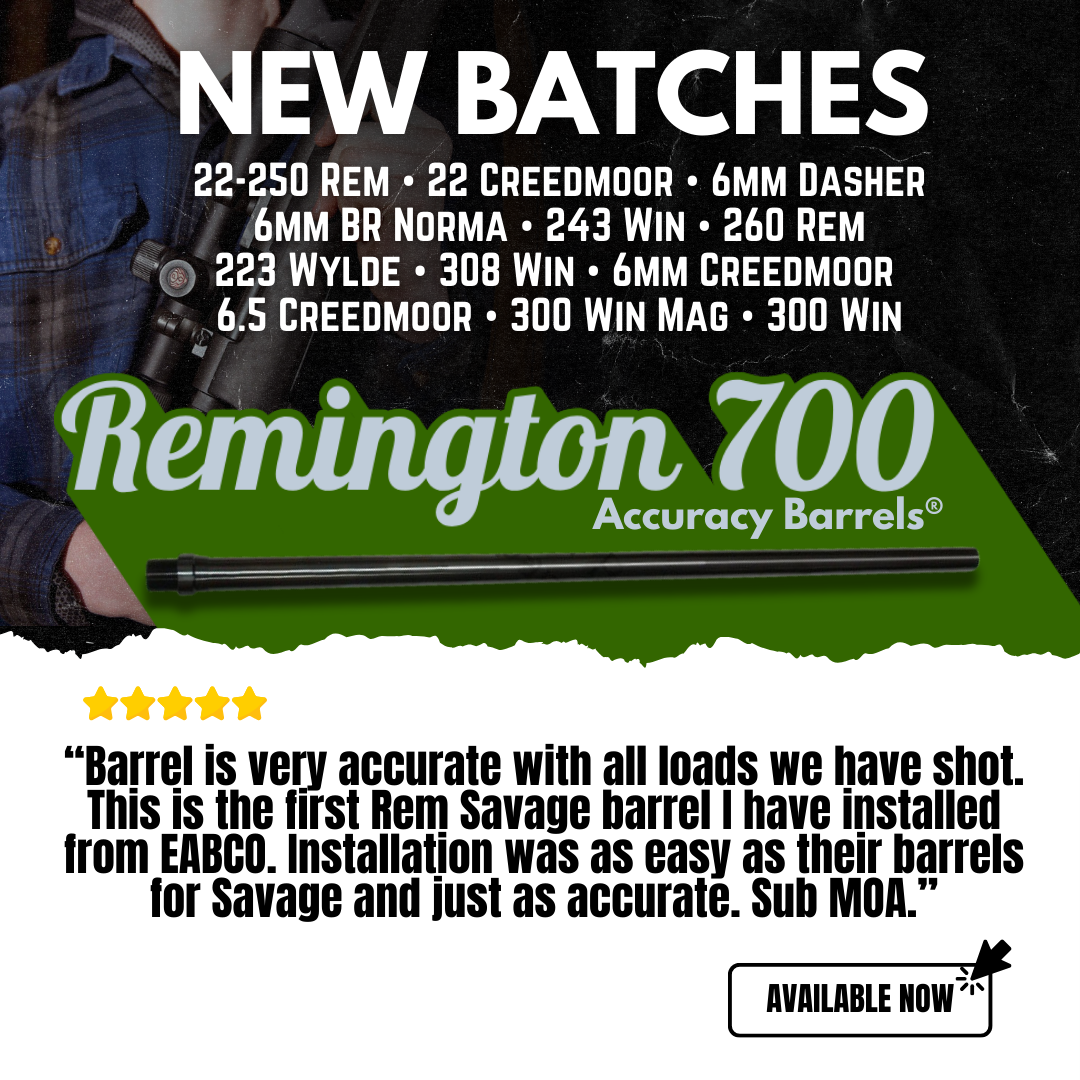 E. Arthur Brown Company, Inc | EABCO Accuracy Barrels & Gun Parts