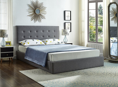Metro Upholstered Storage Platform Bed | The Sleep Factory
