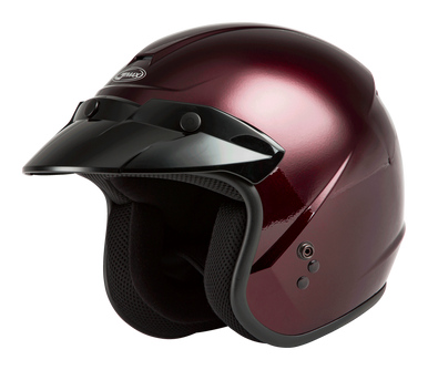 OF-2 Open-Face Helmet - Wine Red | GMAX Helmets