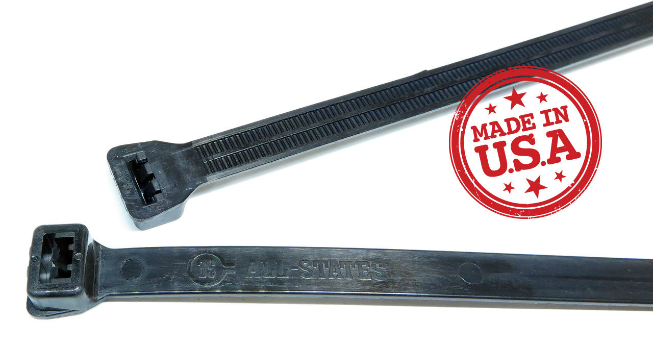 All States 28" Heavy Duty Double Tooth Pawl Zip Tie Disposable ...