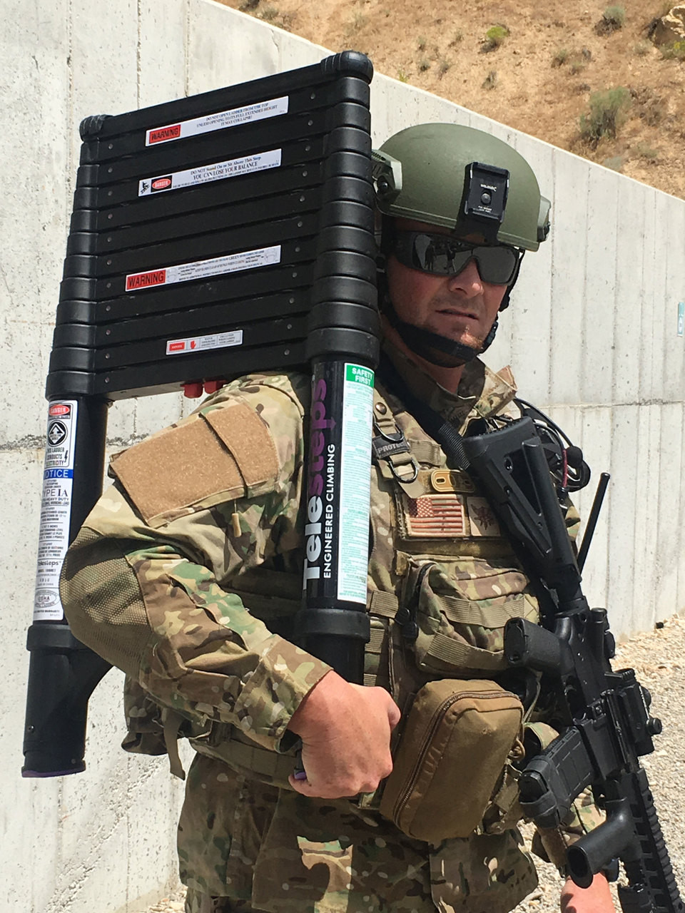 Telesteps 1600ET 12.5 ft Tactical Telescoping Ladders