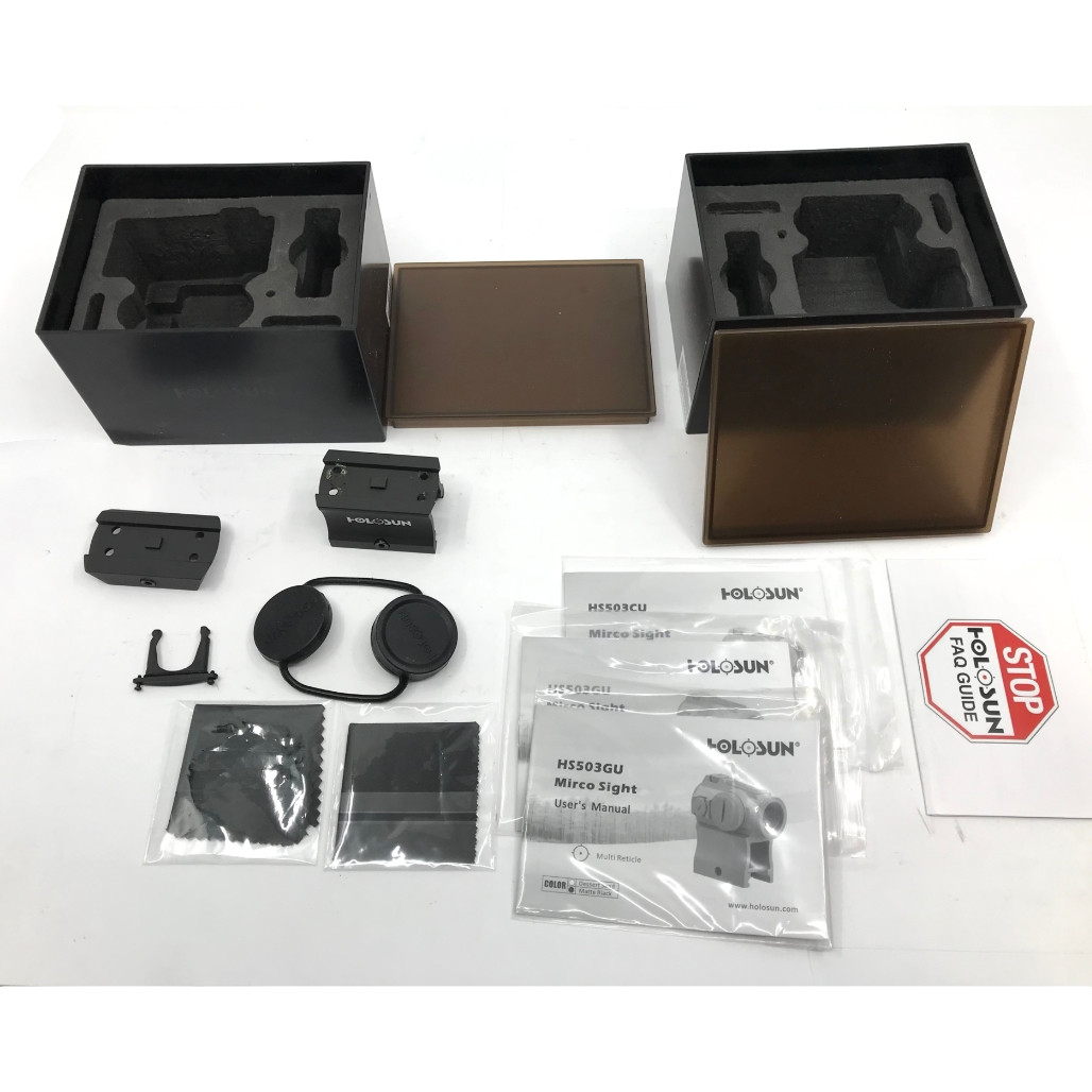 Open Box Lot Of Holosun Accessories, Boxes, Parts & Mounts - Botach®