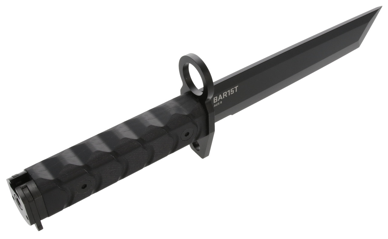 SOG BAR15T Bayonet Fixed Blade Knife 7.1" Plain Tanto Blade