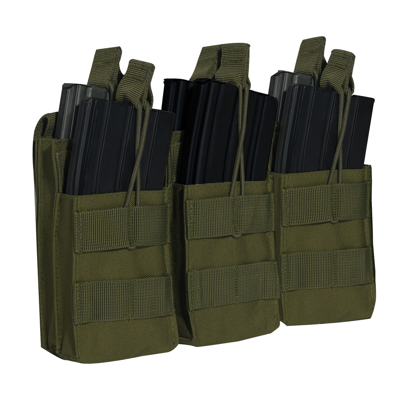 Rothco Molle Open Top Six Olive Green Mag Pouch