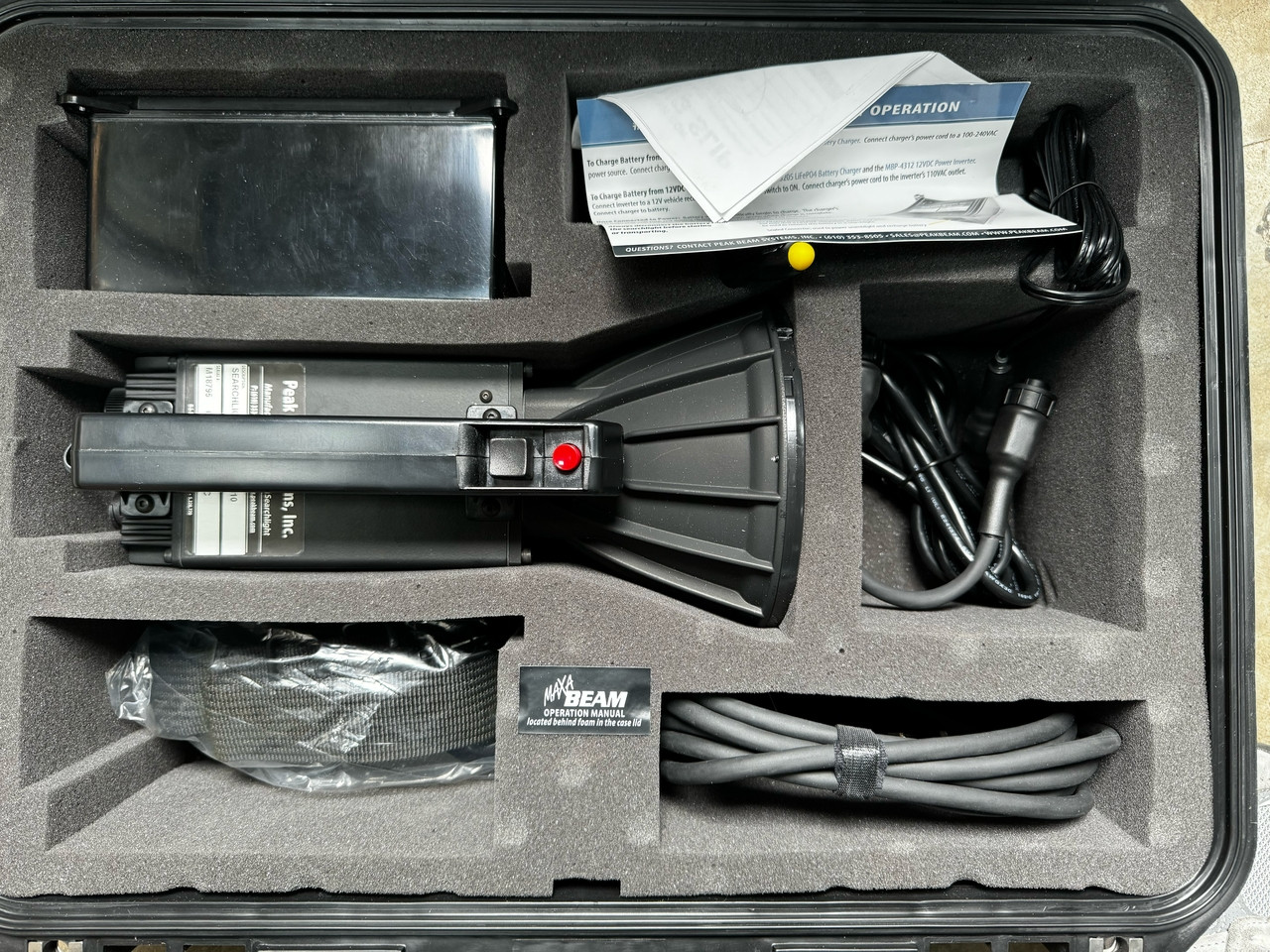 MAXA BEAM Full Search Light Package, Open Box - Botach®